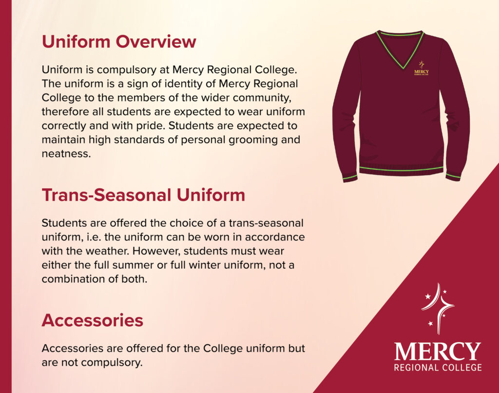 Uniform - Mercy Regional College