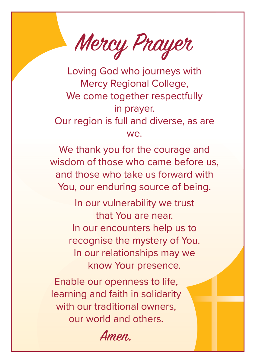 College Prayer - Mercy Regional College